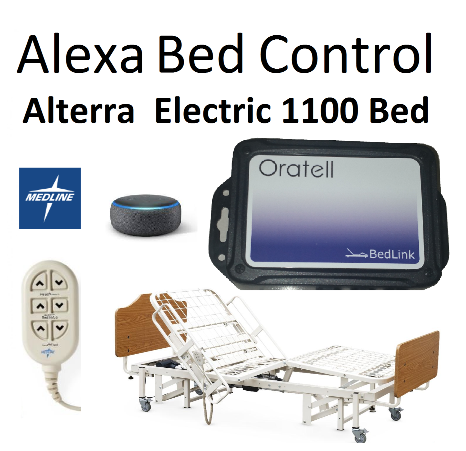 BedLink Alexa Bed Controller for Alterra Full Electric 1100 Bed – Oratell